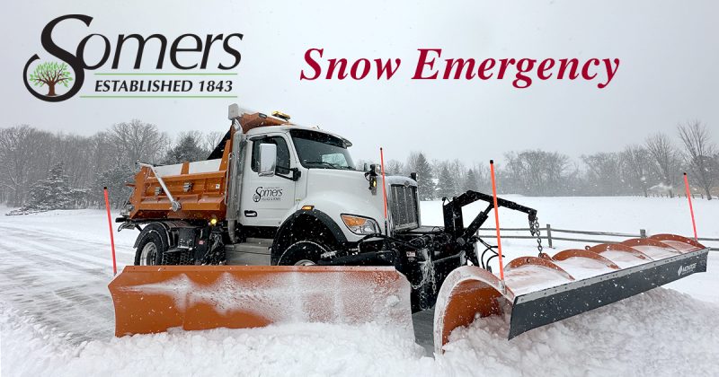 Snow emergency declared - Village & Town of Somers, WI